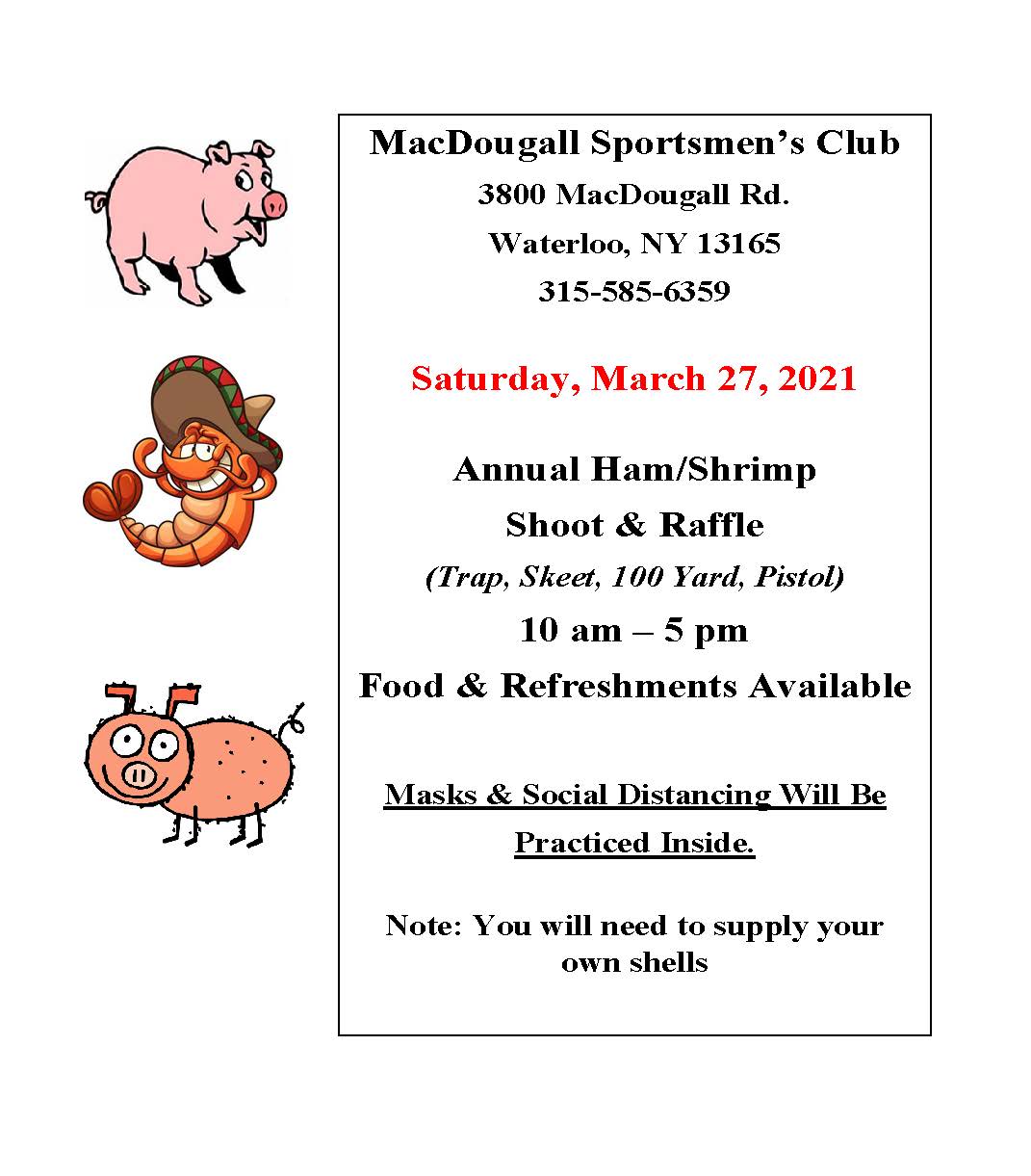 Spring Shoot and Raffle – MacDougall Sportsmen's Club